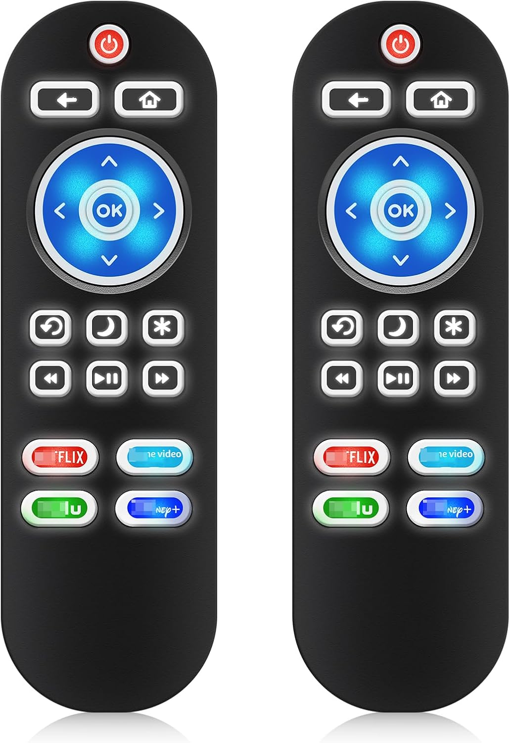 Amazon.com: (Pack of 2) Backlit Replacement Remote Control Compatible ...