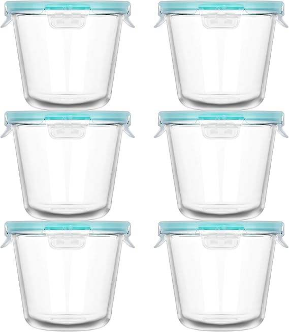 Amazon.com: Vtopmart Glass Soup Storage Containers with Airtight Lids ...
