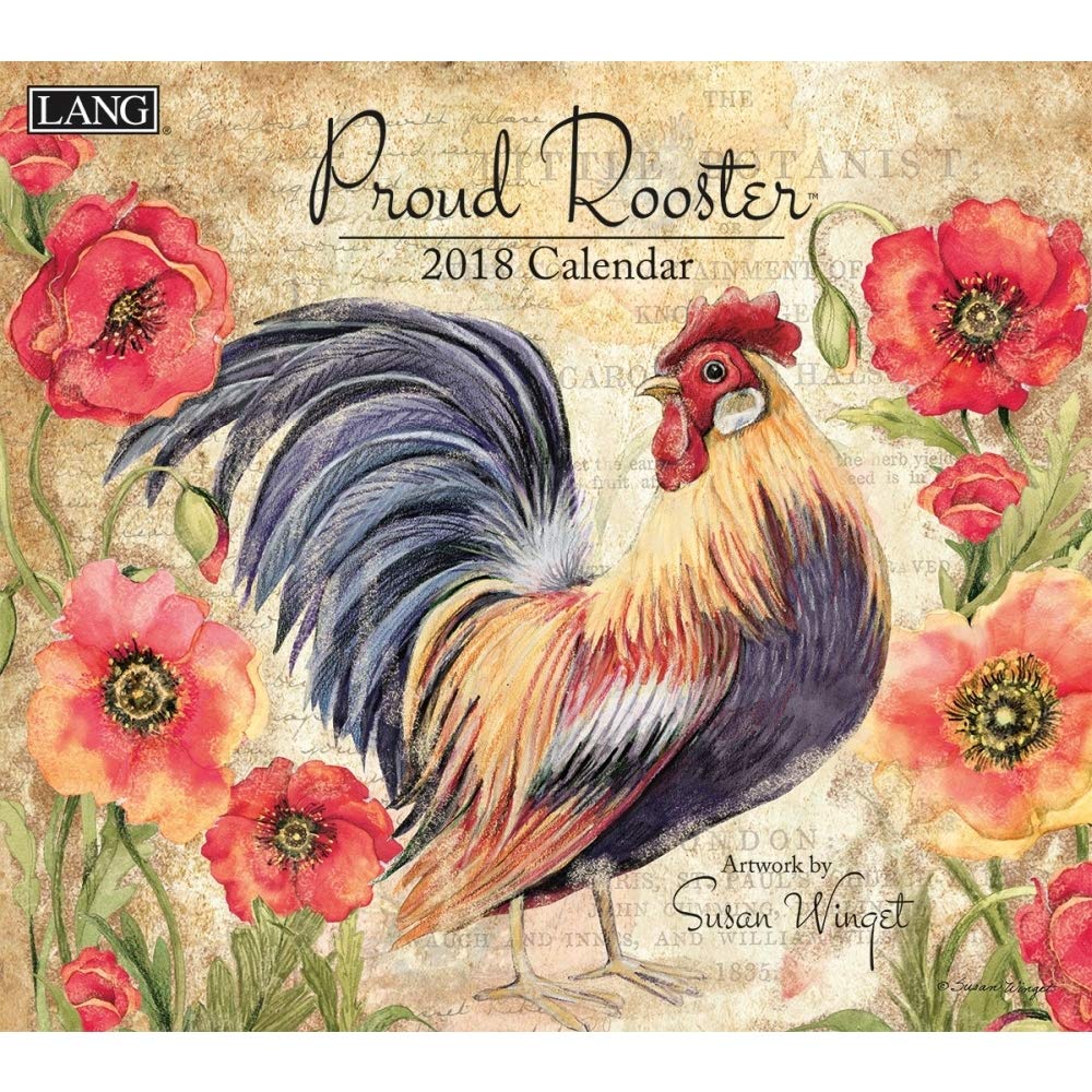 Proud Rooster 2018 Calendar: Winget, Susan: 9780741260277: Amazon.com ...