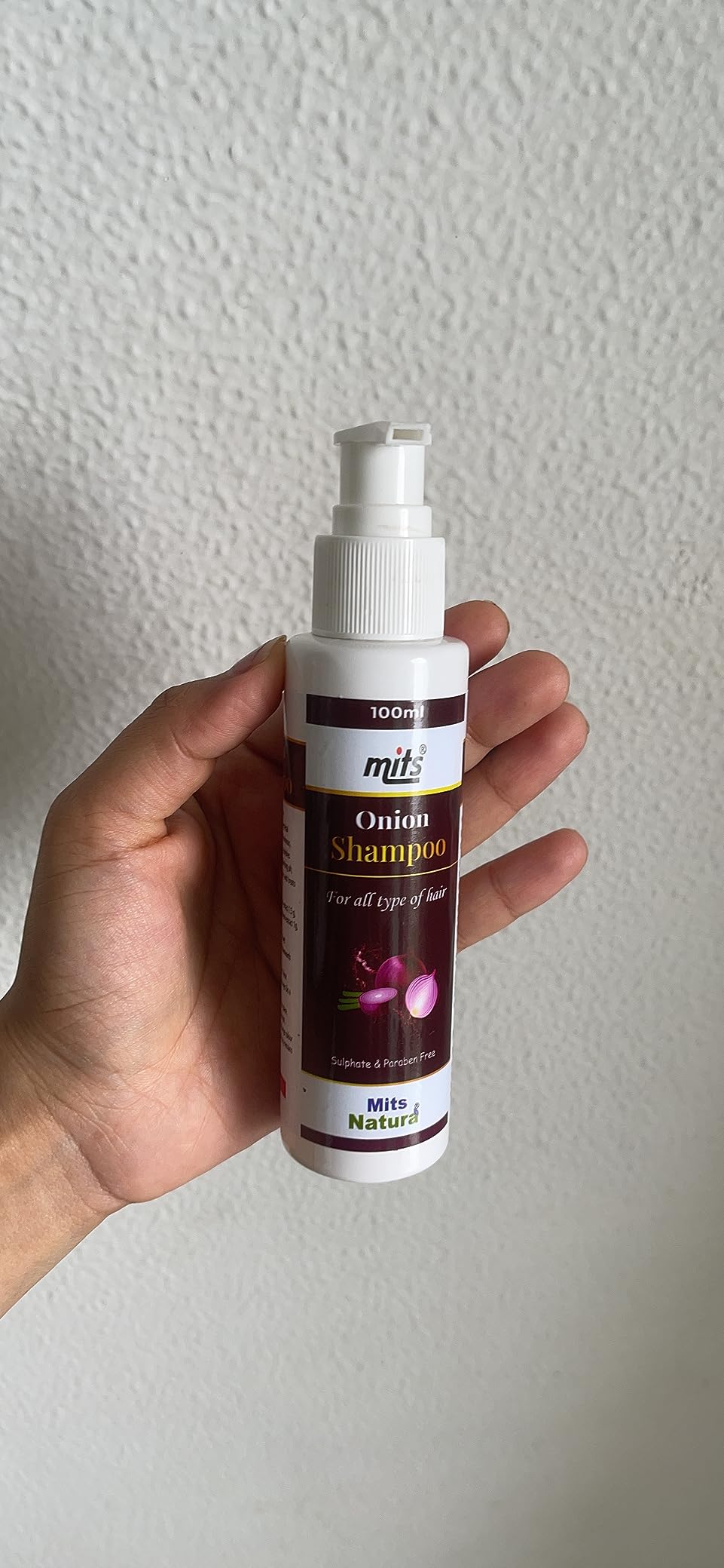 Mits Natural Onion Shampoo for Hairfall Control & Hair Growth | Aloe ...