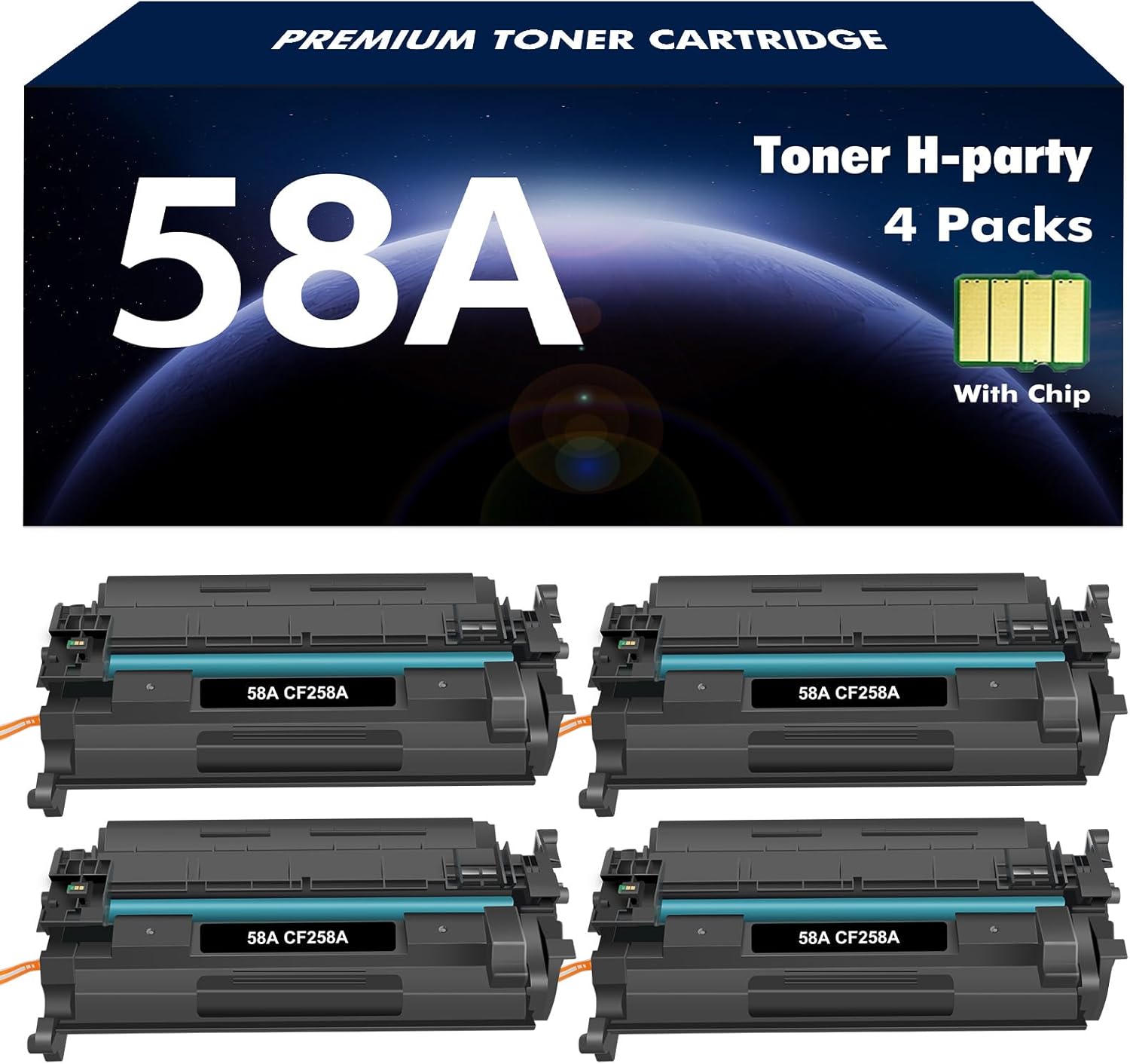Amazon.com: CF258A 58A Toner Cartridge Black Compatible Replacement for ...