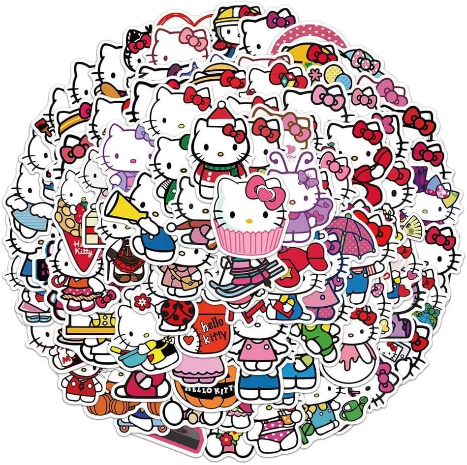 Stickers kawaii paquete con 100 stickers de Vinilo pegatinas para niños ...