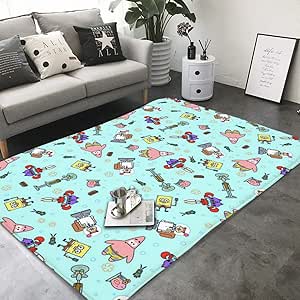 Amazon.co.jp: Spongebob Rug, Carpet, Rug, Rug, Rug, 59.1 x 39.4 inches ...