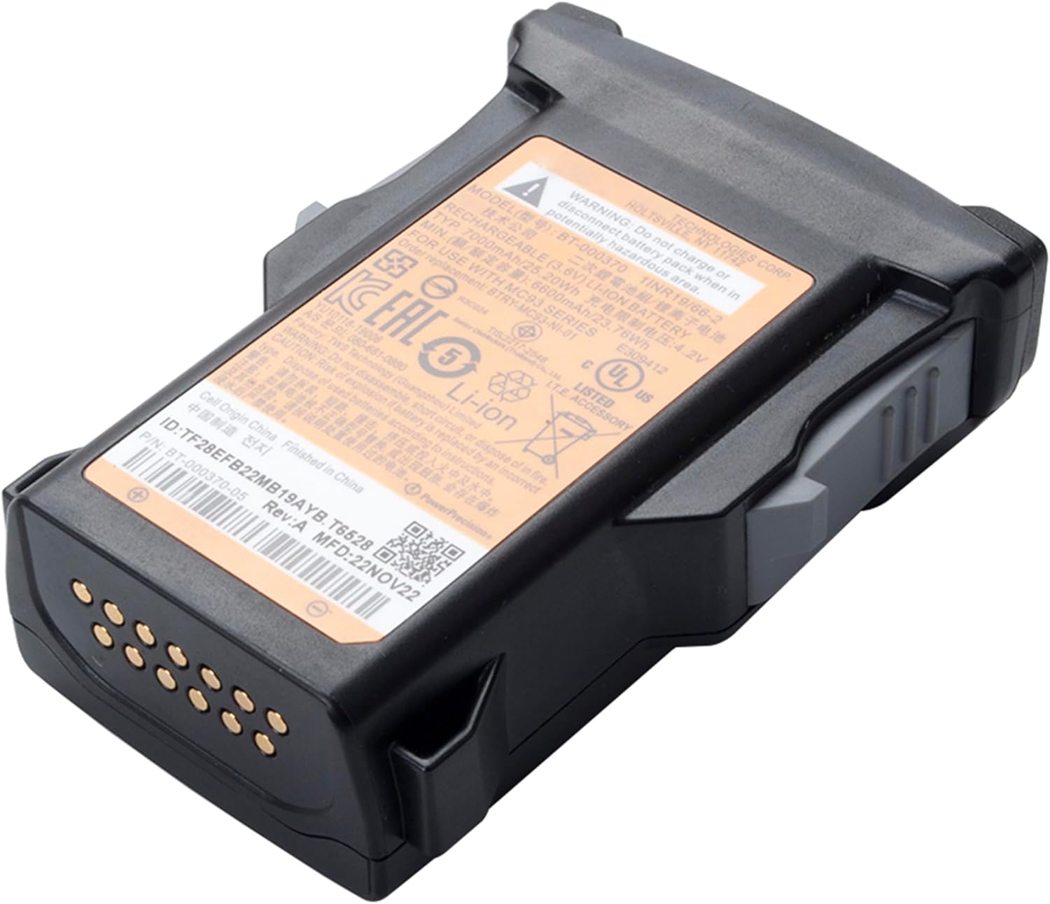 Amazon.com: New BT-000370 Battery for Zebra MC93 MC930 MC9300 MC930B ...