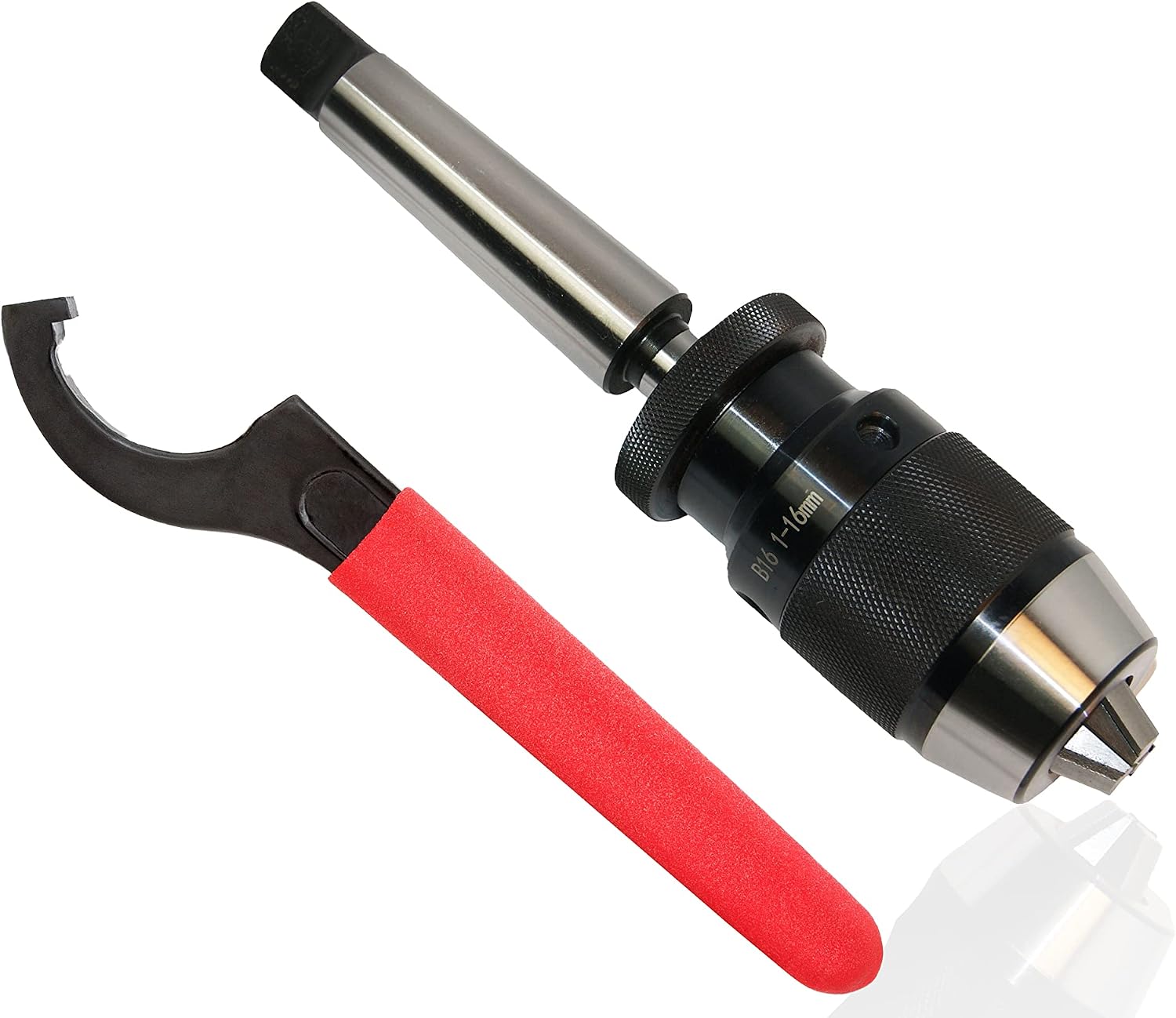 Schnellspannbohrfutter B16 1-16mm + MK1 - MK5 Kegeldorn mit ...