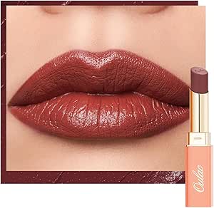 Oulac Satin Lipstick - Terracotta Lipsticks for Women, Red Full ...