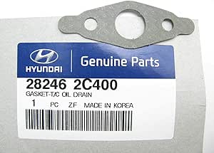Amazon.com: Kia 28246-2C400, Turbocharger Oil Line Gasket : Automotive