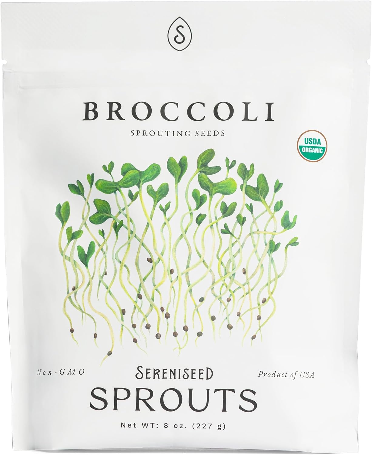 Amazon.com : Organic Broccoli Sprout Seeds (8 oz) – Non-GMO, Heirloom ...