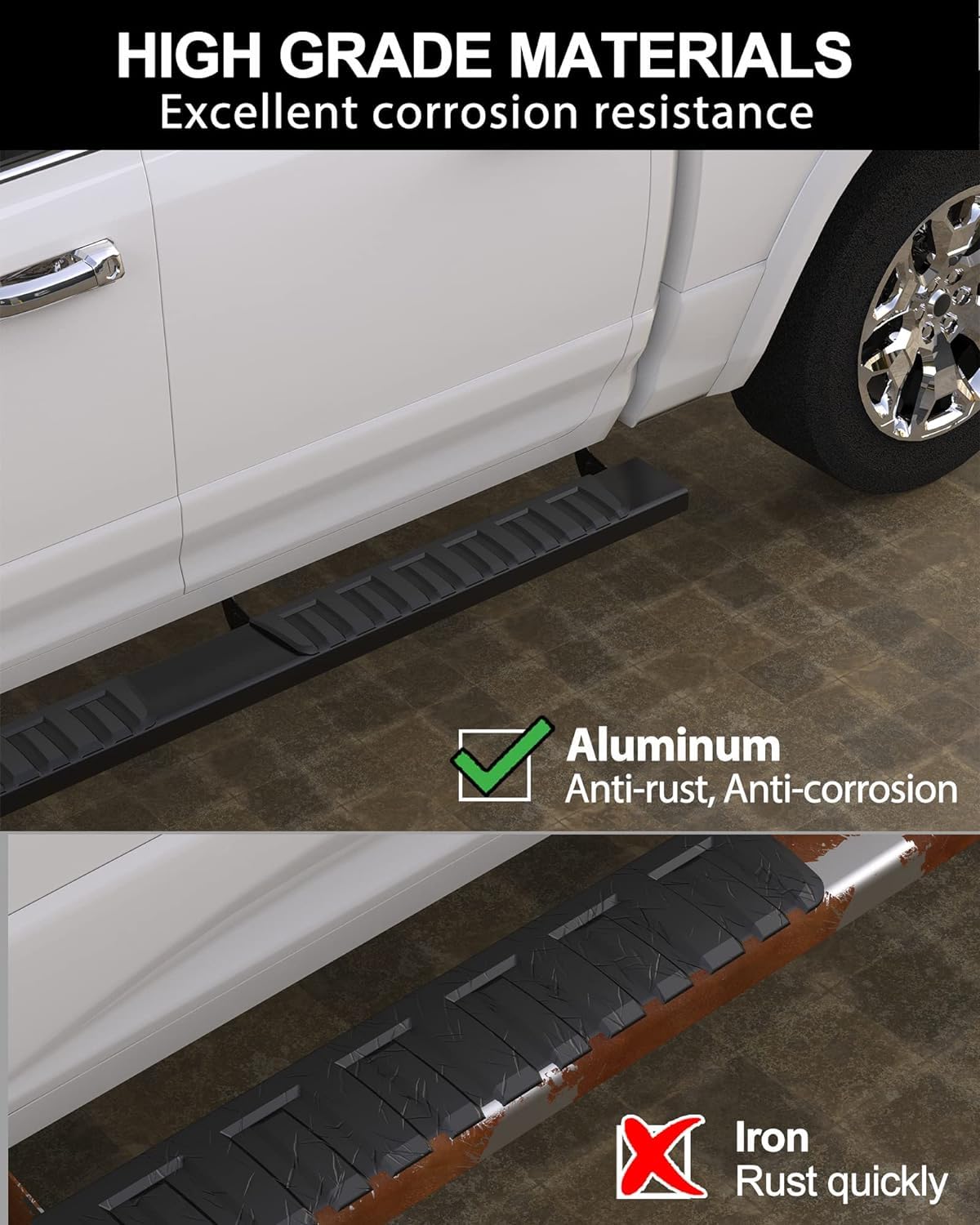 Snapklik.com : KYBOLT Running Boards Compatible
