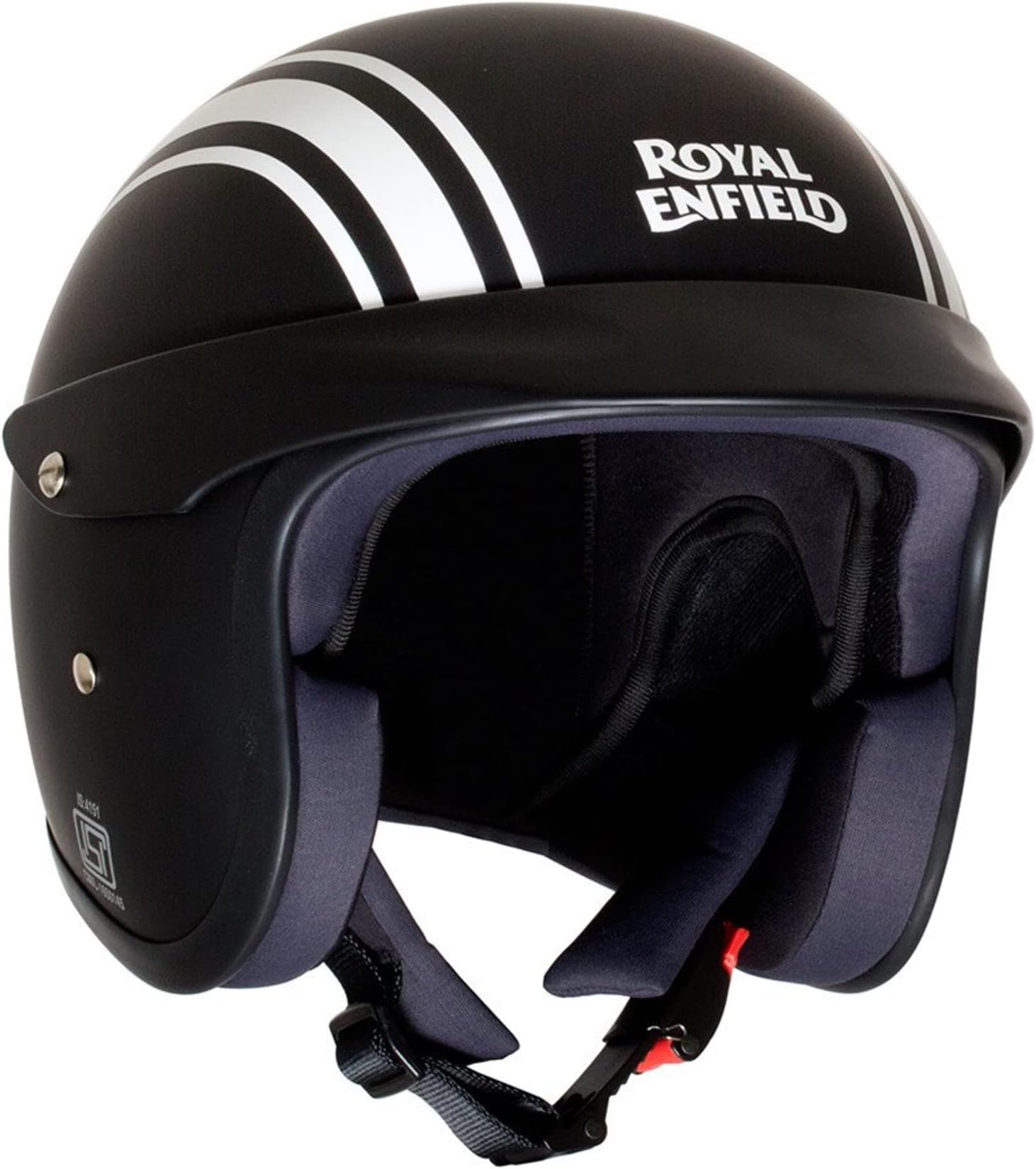 Royal Enfield J1B LIGHTWING Modular Helmet Black (L) 60 CM : Amazon.in ...