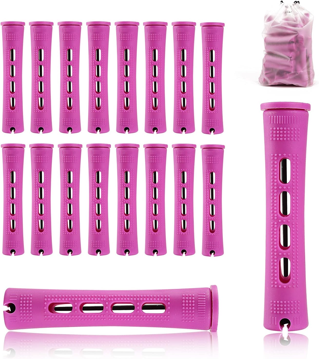 Amazon.com : 60pcs Medium Cold Wave Rods Set for Natural Hair - Long ...