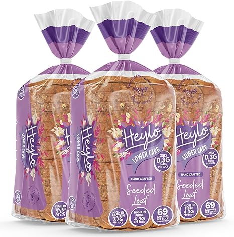 Heylo Seeded Keto Bread - 0.3g Carbs, 7.7g Protein | Low Carb Bread ...
