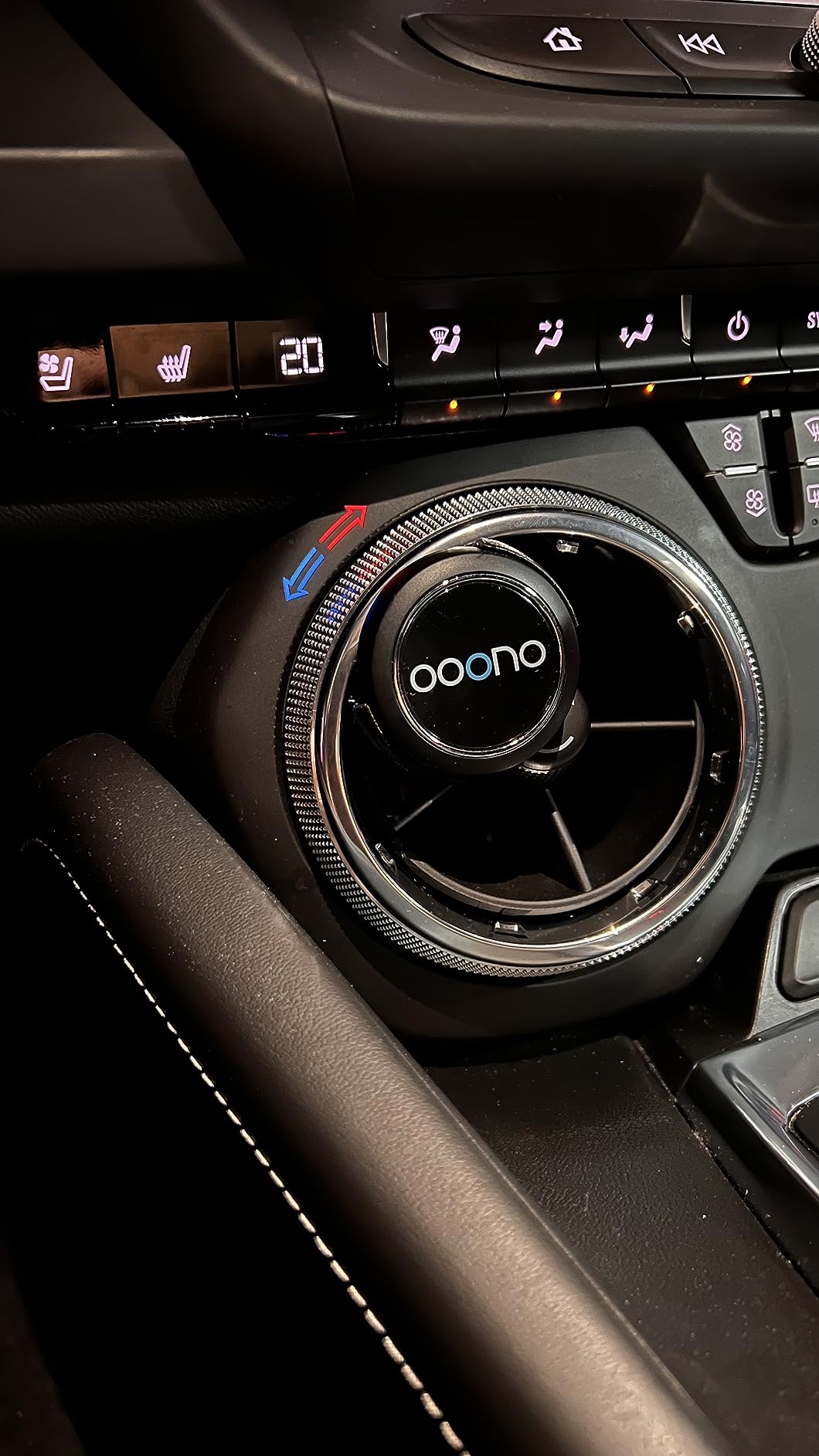 Lüftungsgitter Halterung für OOONO CO-Driver NO1 formstabil Clip Mount ...