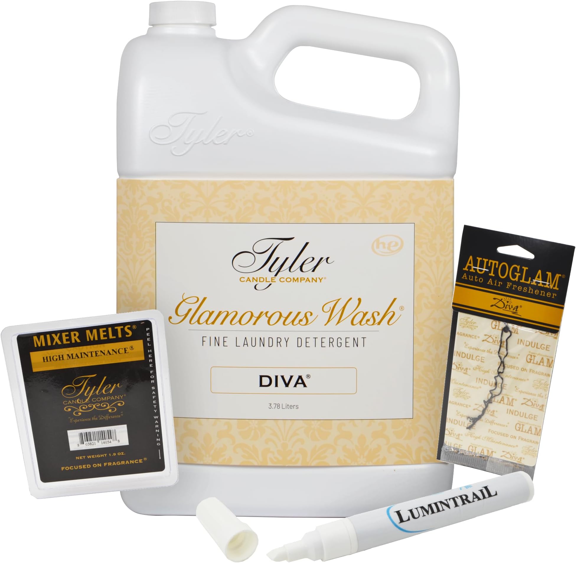 Amazon.com: Tyler DIVA Glamorous Wash Laundry Detergent- 1/2 Gallon ...
