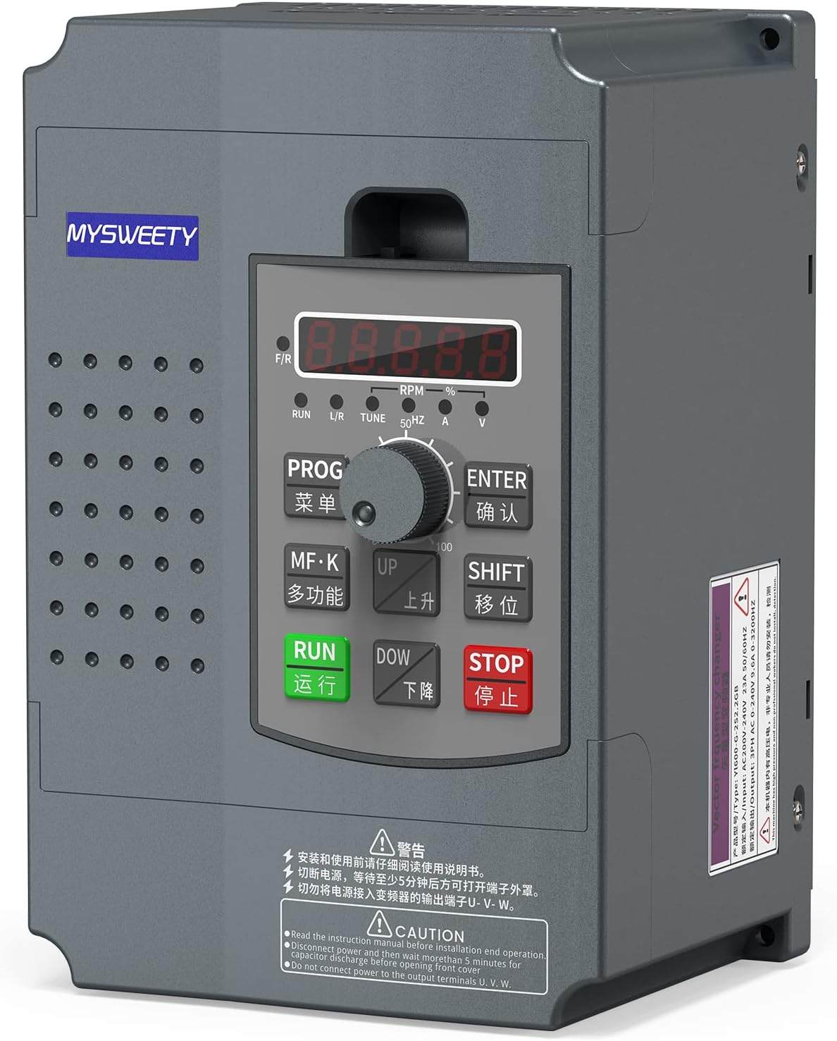 Amazon.com: ATO 5hp VFD, 220V Single to Three Phase VFD Variable ...