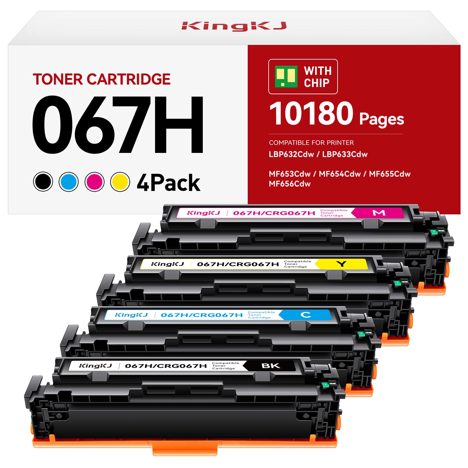 Amazon.com: 067 067H Toner Cartridge Set MF656Cdw MF654Cdw MF655cdw ...
