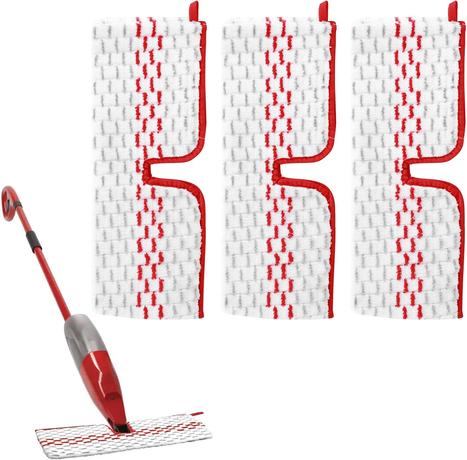 Viitech 3 Pack Vileda Mop Head Replacement Compatible with Vileda/O-Cedar Promist Max ...