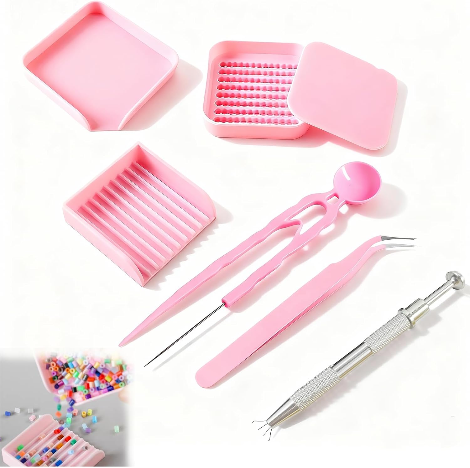Amazon.com: Agamino 2.6mm Fuse Bead Tools Kit, All-in-1 Fuse Beads ...