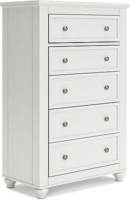 Amazon.com: Signature Design by Ashley Prentice Cottage Quaint 5 Drawer ...