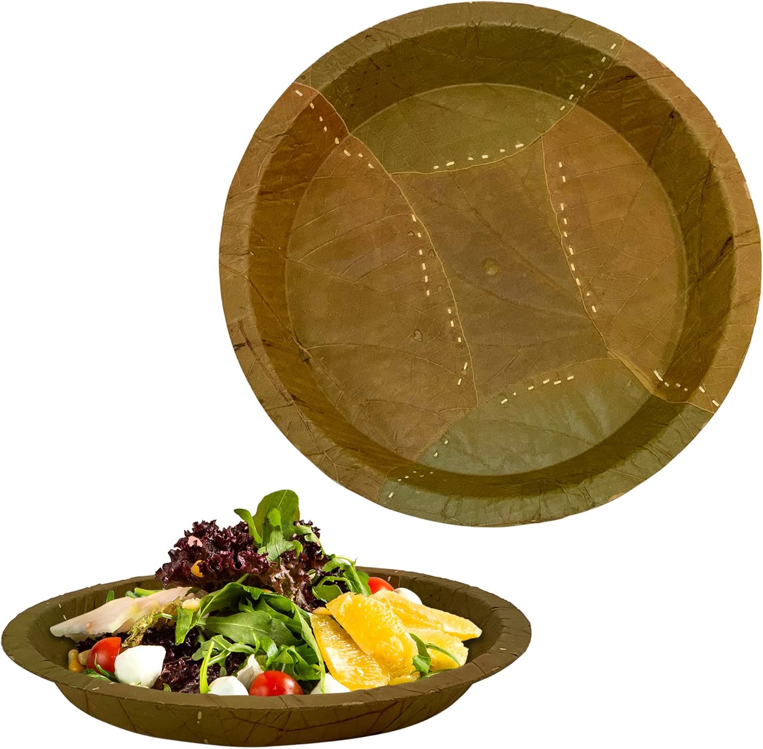Amazon.com: FVLFIL 10 Inch Leaf Plates, Siali Leaf Plates ...