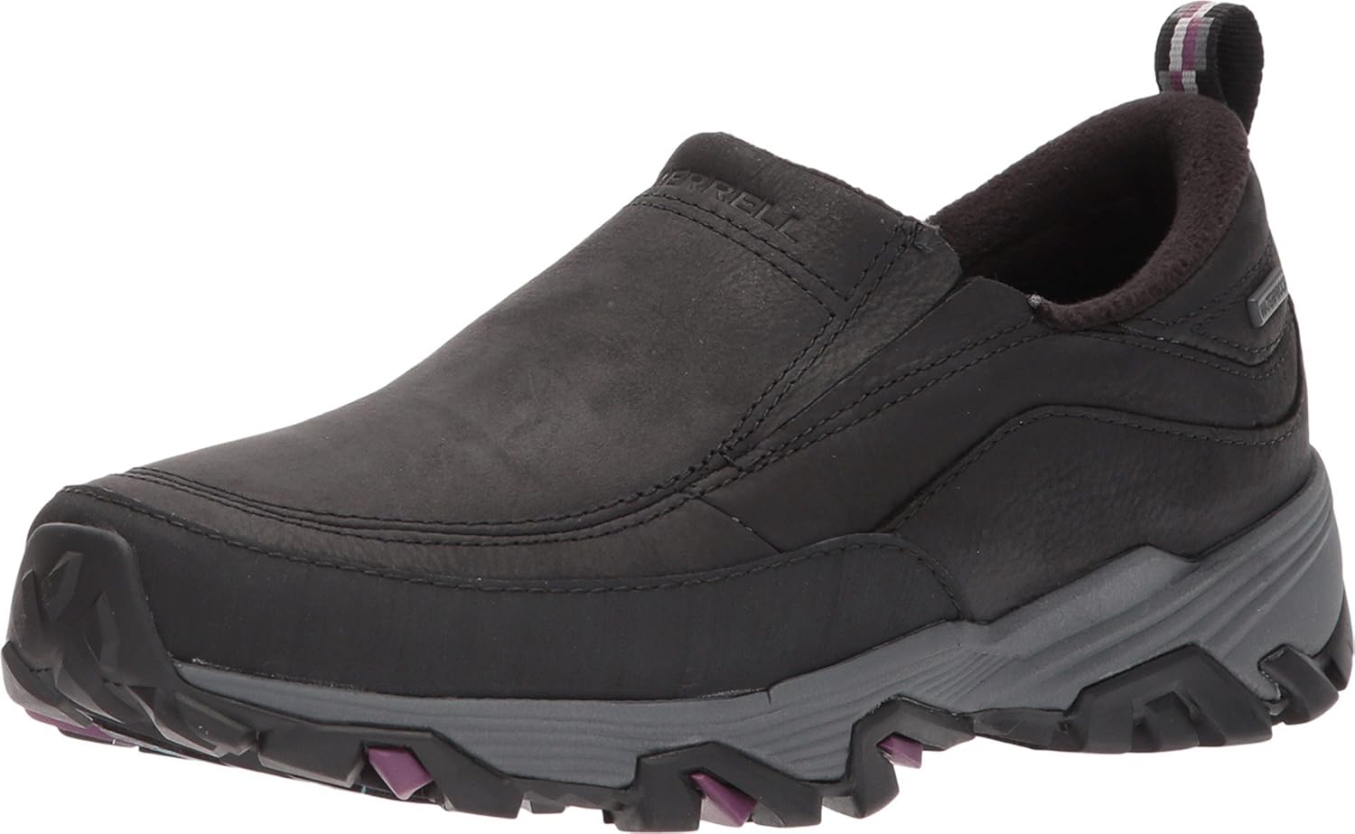 Amazon.com | Merrell Women's COLDPACK ICE+ MOC WP Clog, Black, 5 Wide ...