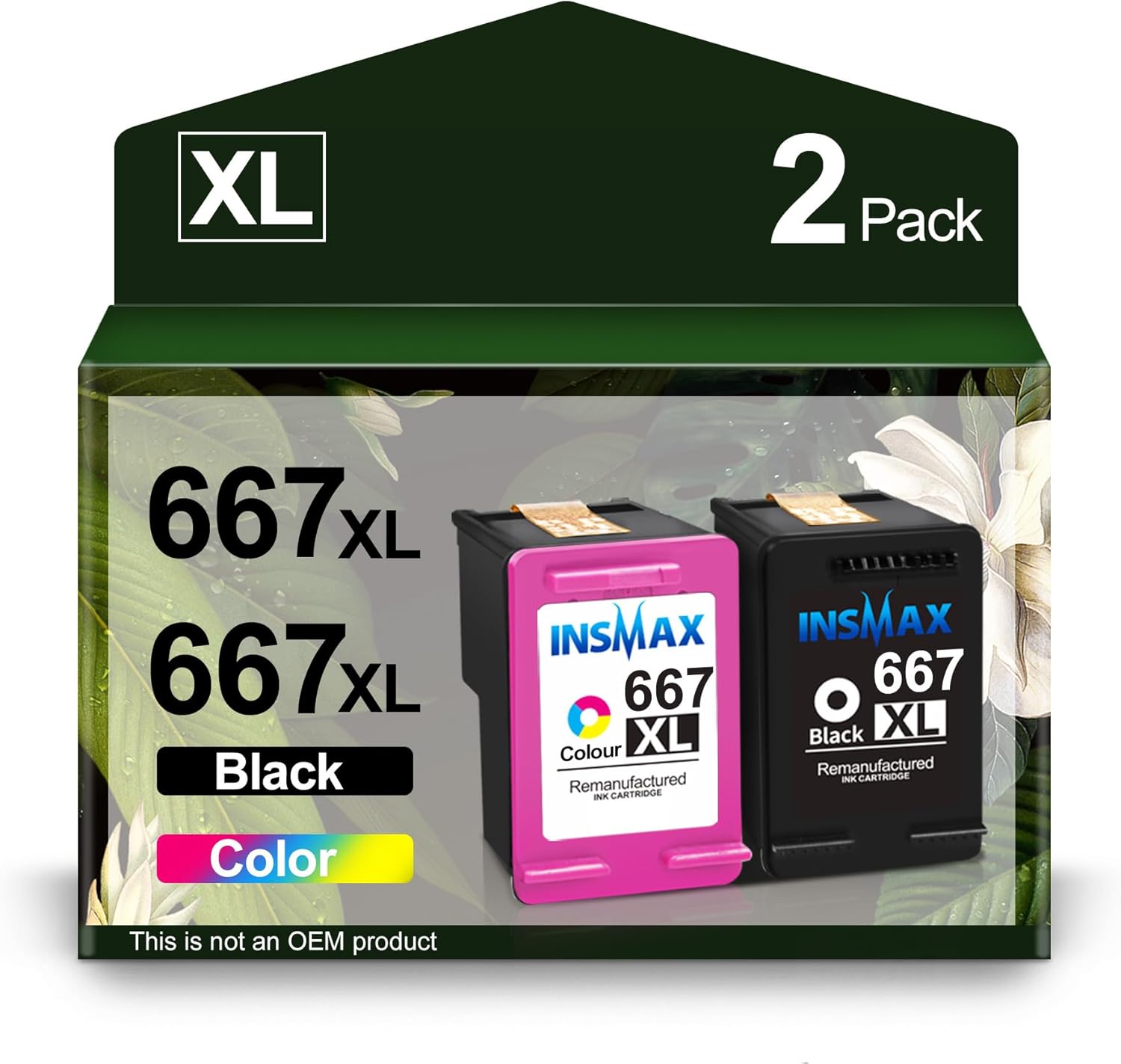 Amazon.com: 667XL Black and Color Ink Cartridges Replacement for HP 667 ...
