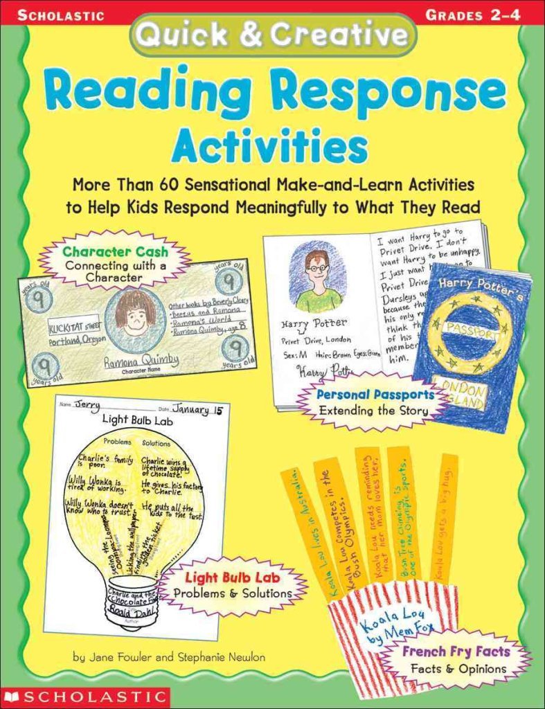 Quick & Creative Reading Response Activities: More Than 60 Sensational ...