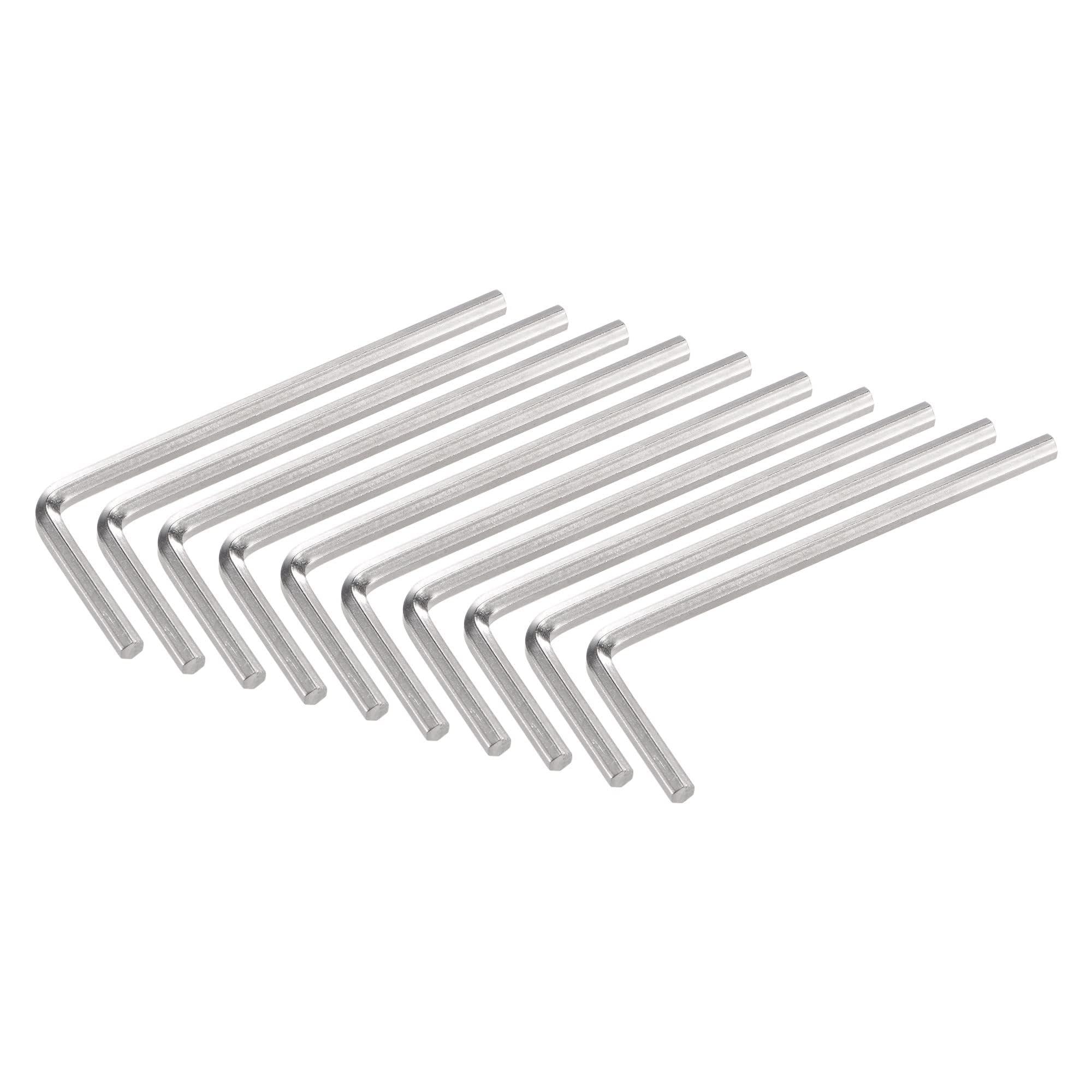 TOP-VIGOR 10Pcs 2.5mm Hex Key Wrench, Metric CR-V L Shaped Allen Key ...