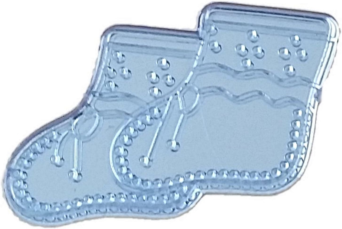 Amazon.com: Booties Capias Favors Acrylic Charm Confetti-Blue ...