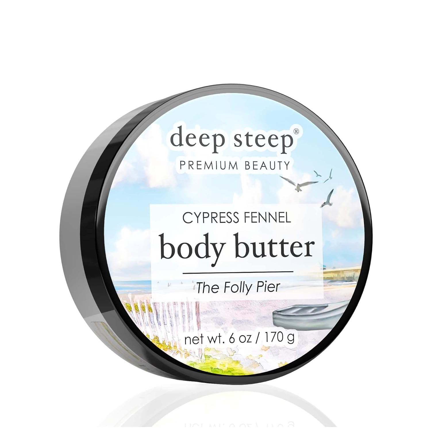 Amazon.com : Deep Steep Body Butter, 6oz (Cypress Fennel) : Beauty ...