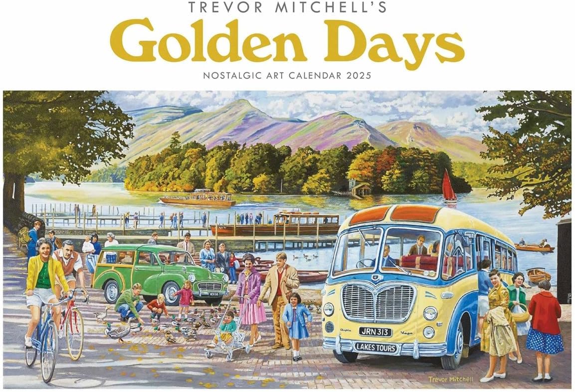Golden Days Trevor Mitchell A4 Calendar 2025 (PFP) : Amazon.co.uk ...