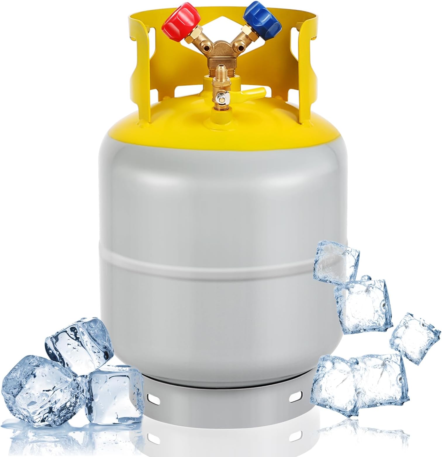 Amazon.com: Dollate 30LB Refrigerant Recovery Tank for R12, R22, R134A ...