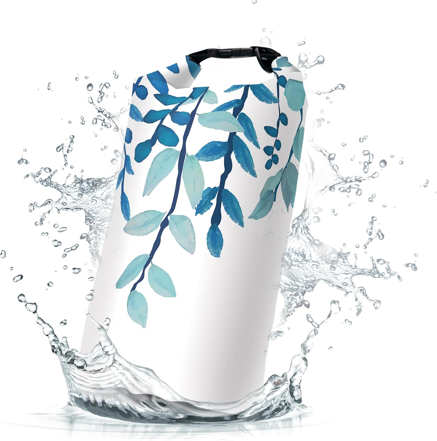 Amazon.com: Cliduli Waterproof Dry Bag,Roll Top Blue Eucalyptus Small ...