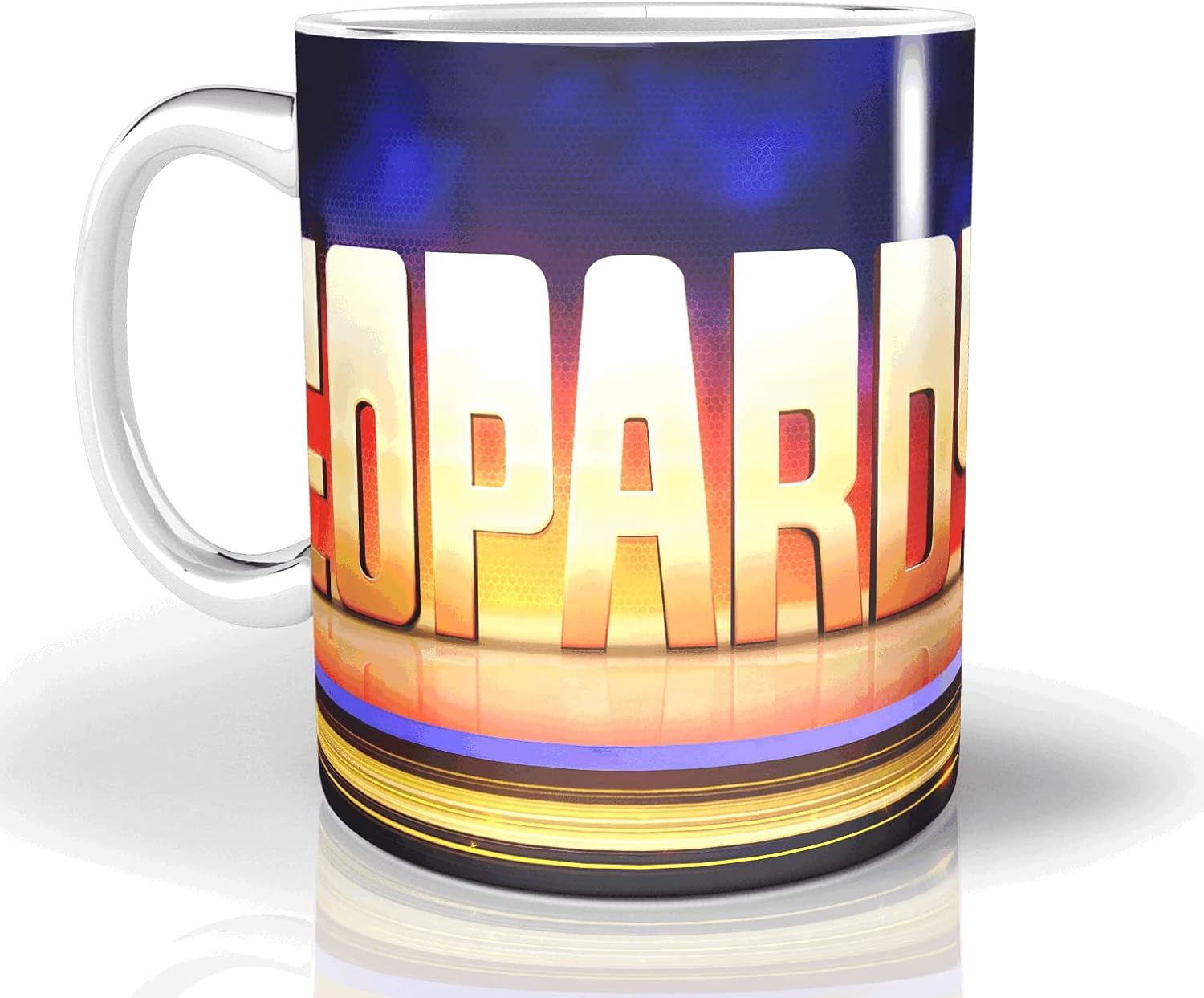 Amazon.com: White Ceramic Mug 11oz 15oz Jeopardy St Tv Birthday Show ...