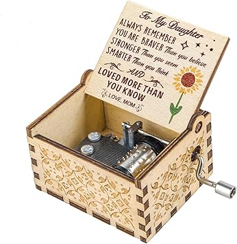 Amazon.com: Music Box for Daughter from Mom, Sunshine Gift to Daughter ...