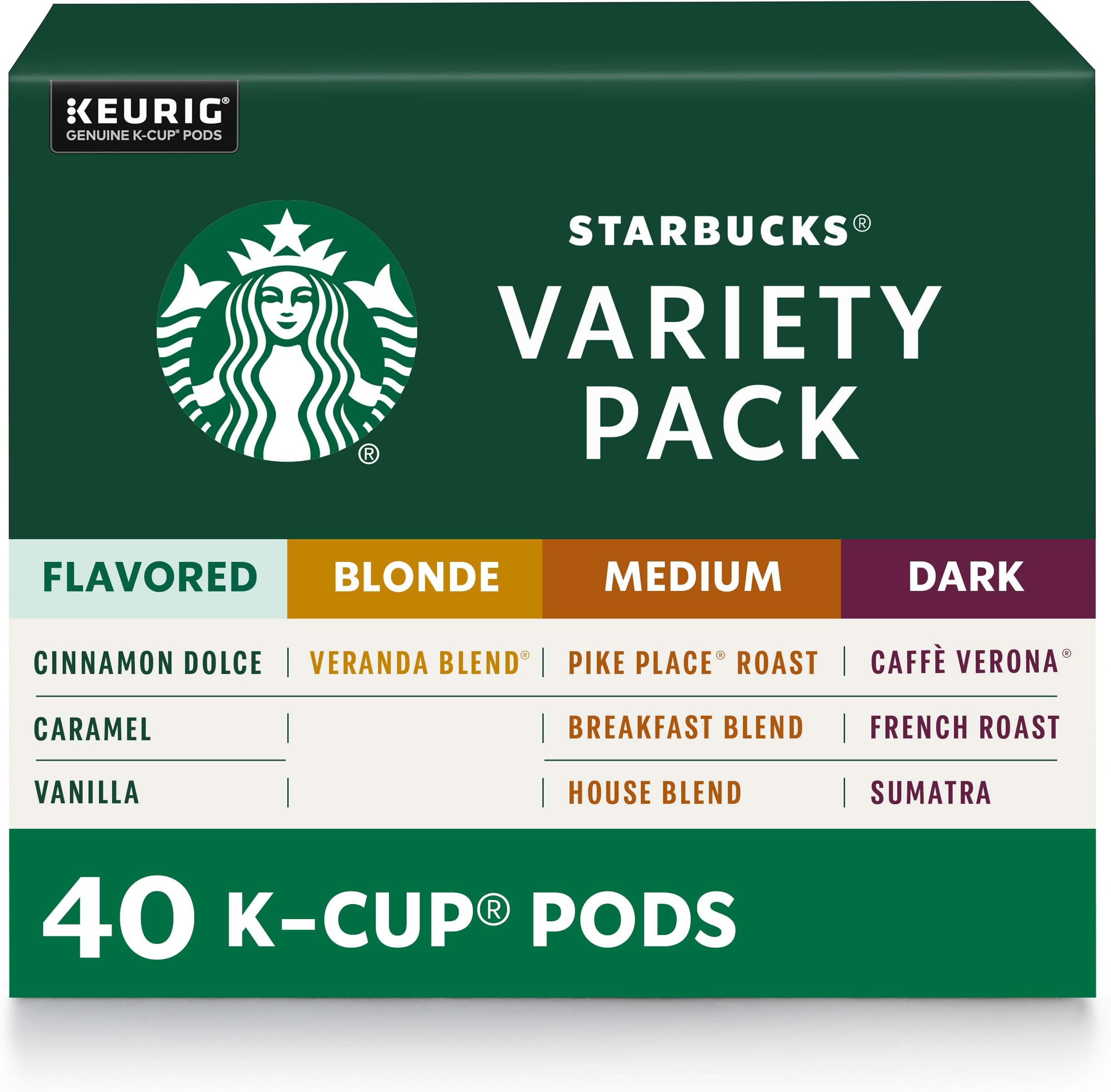 Amazon.com: Flavored Decaf Coffee Pods Variety Pack, Great Mix of ...