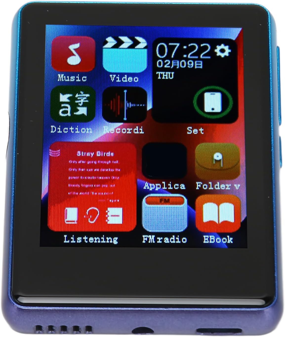 Amazon.com: Touch Screen Music Player, Compact 5.0 MP3 Player ...