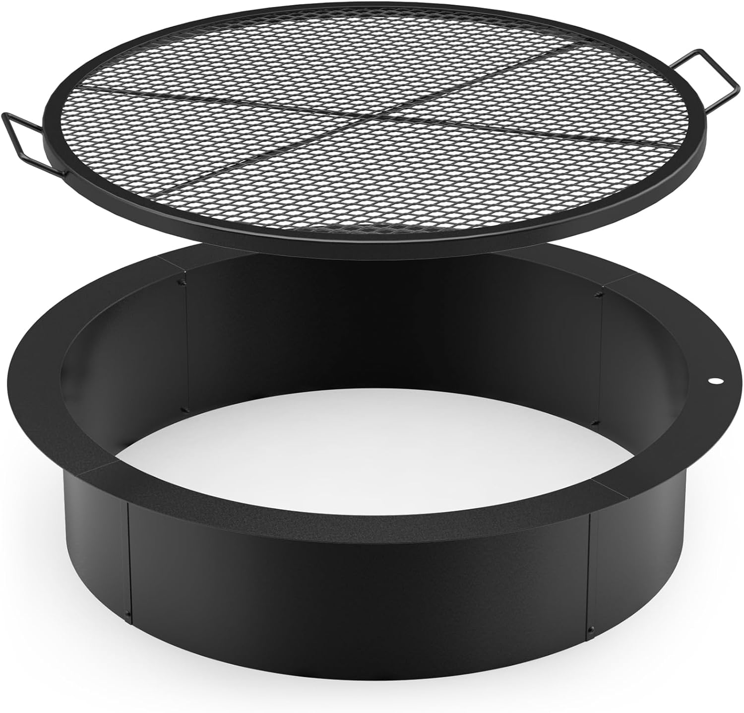 Amazon.com : 36 Inch X-Marks Grill Cooking Grate with Fire Pit Ring ...