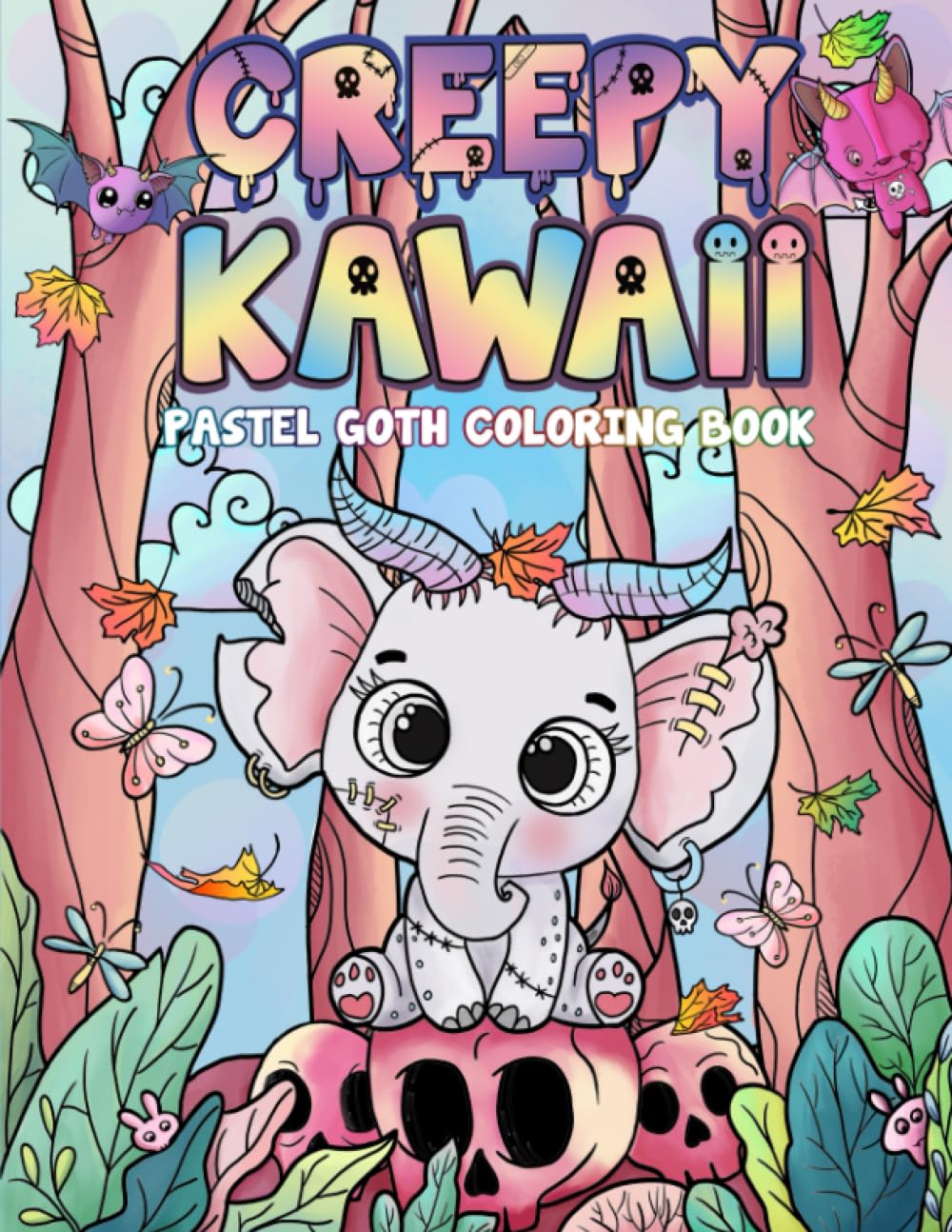 Amazon.com: Creepy Kawaii Coloring Book: Pastel Goth Adorable Creatures ...