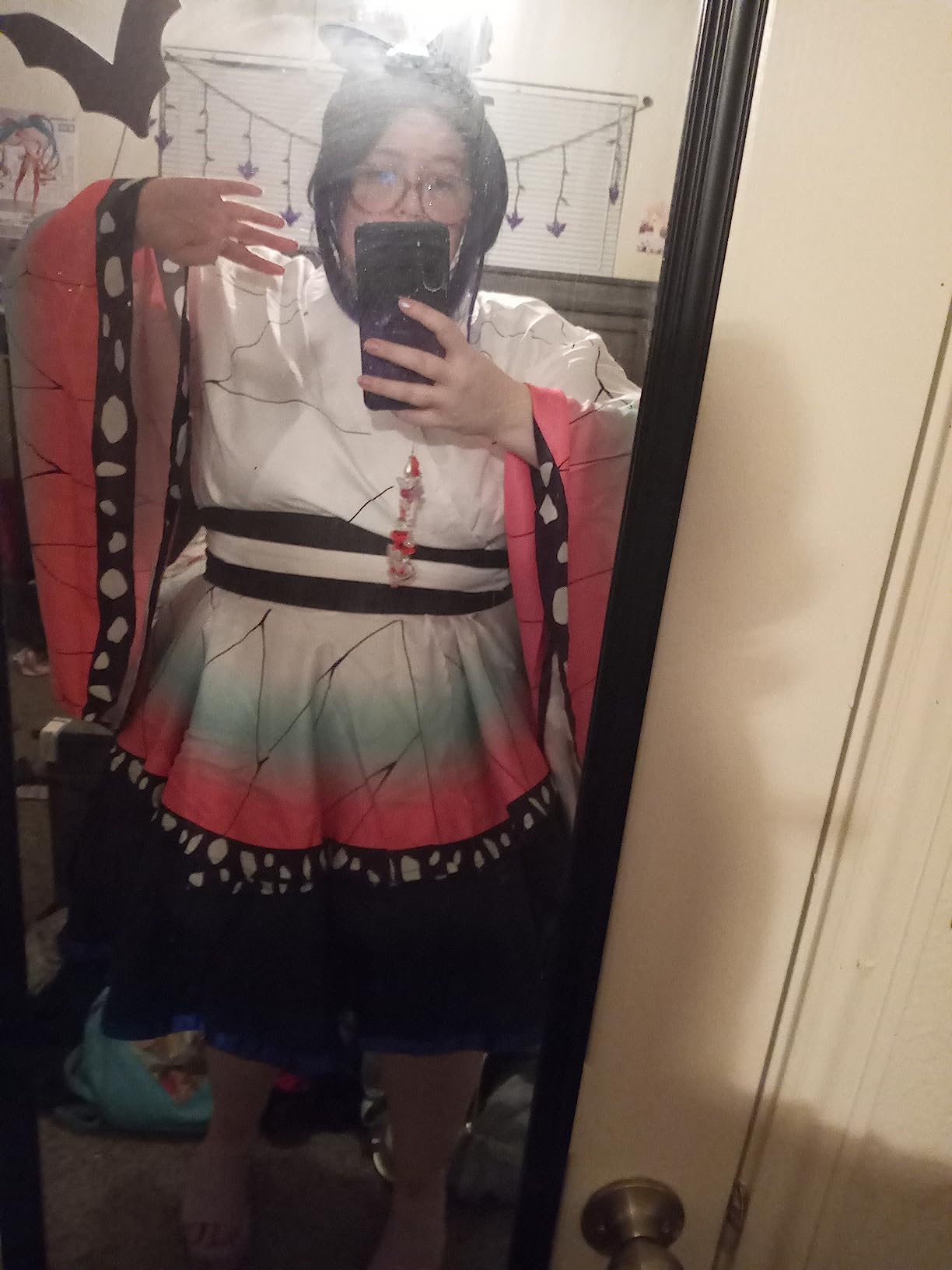 $10/mo - Finance ZIXUN Hashibira Inosuke Cosplay Costume Women's Kimono ...