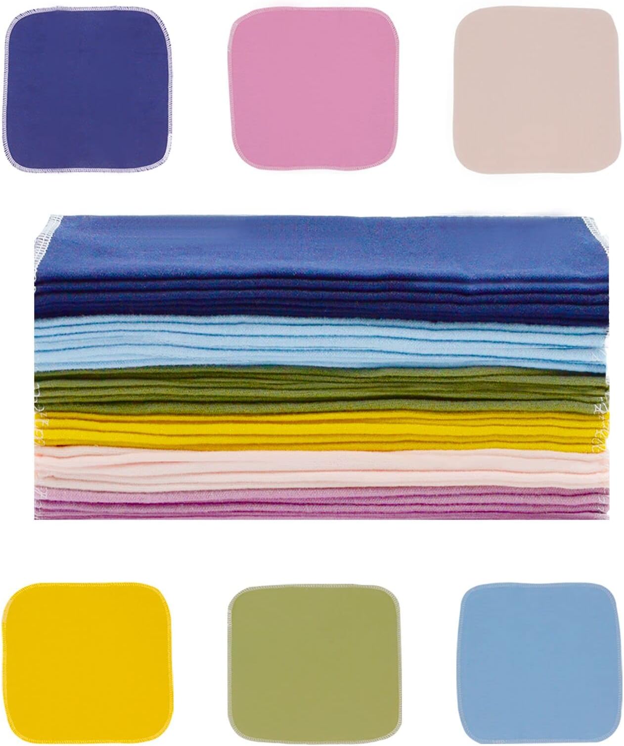 Amazon.com: BEECO GIF2U Reusable Paper Towel Rolls 20 Pack,Washable ...