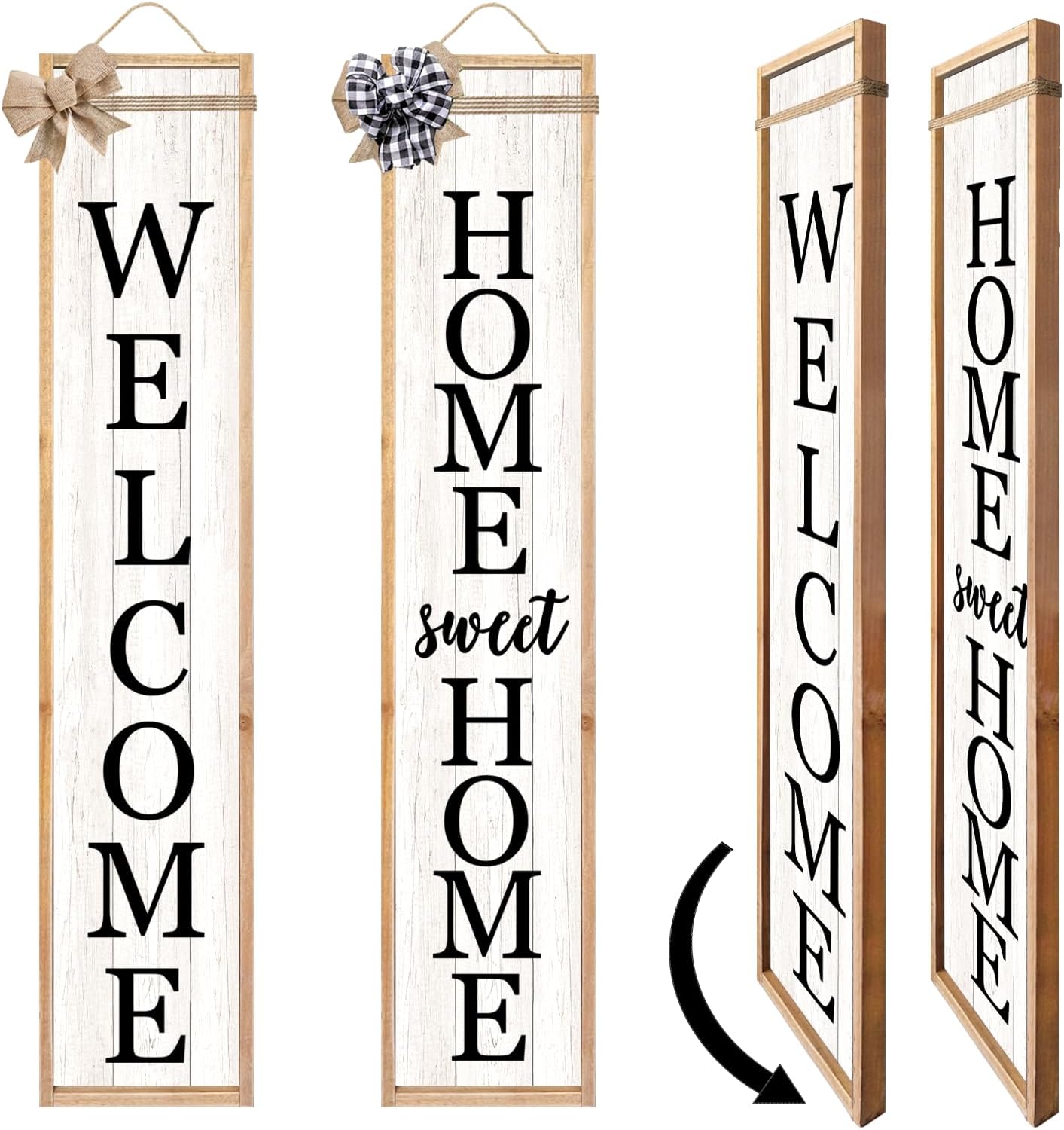 Amazon.com : Outdoor Welcome Sign for Front Porch Standing Large 2 ...