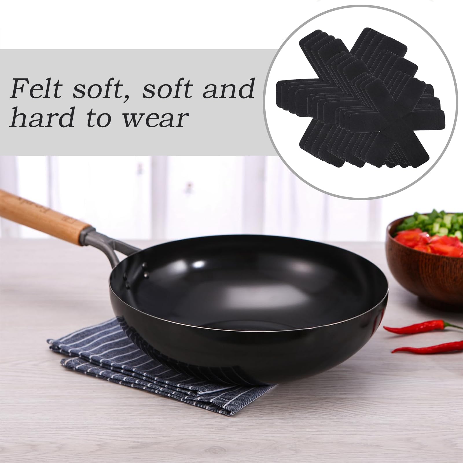 12 Pcs Pan Protectors For Stacking, Pan Separators Protectors, 3 ...