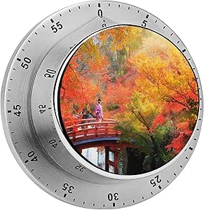 Japanese Landscape Mechanical Stainless Steel Timer for School ...