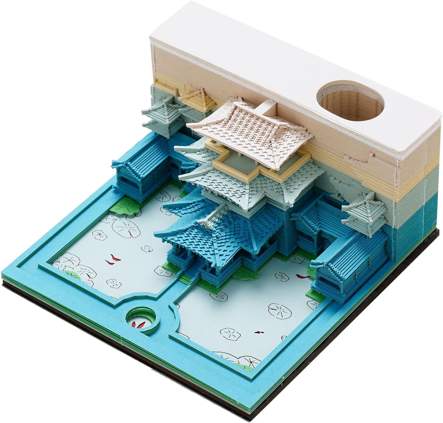 Amazon.com : cenryusa 3D Memo Pad Magic Castle Notepad Non-Sticky Notes ...