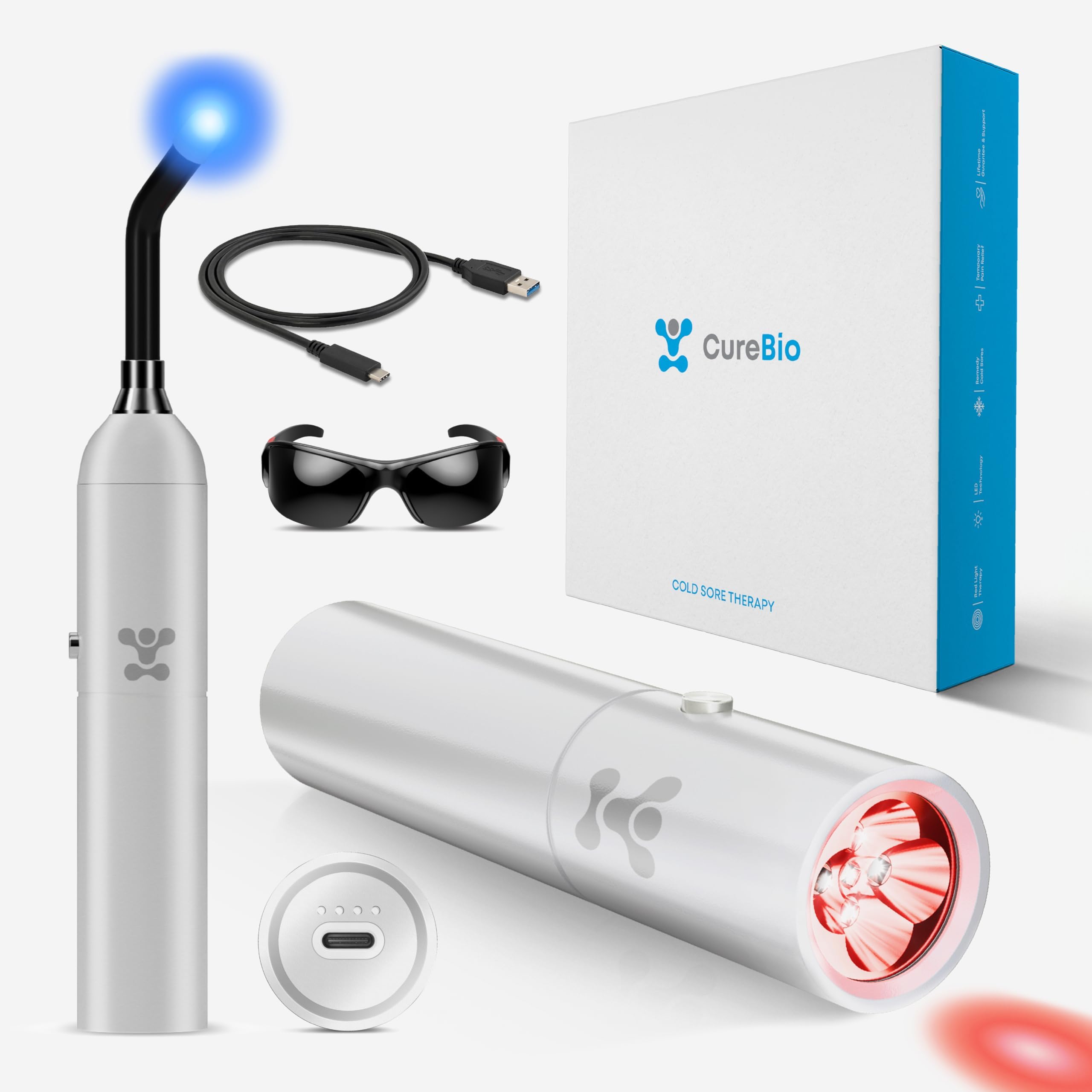 Amazon.com: CureBio Medical Grade FSA HSA Approved Infrared Red Light ...