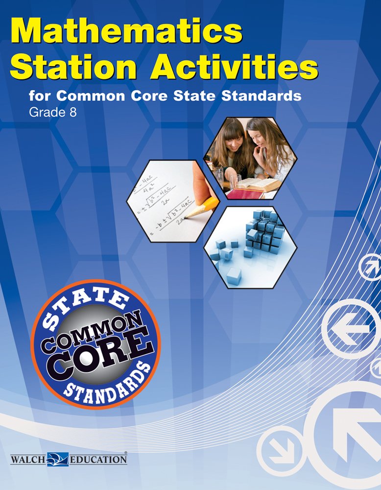 Amazon.com: Station Activities for Common Core Mathematics, Grade 8 ...