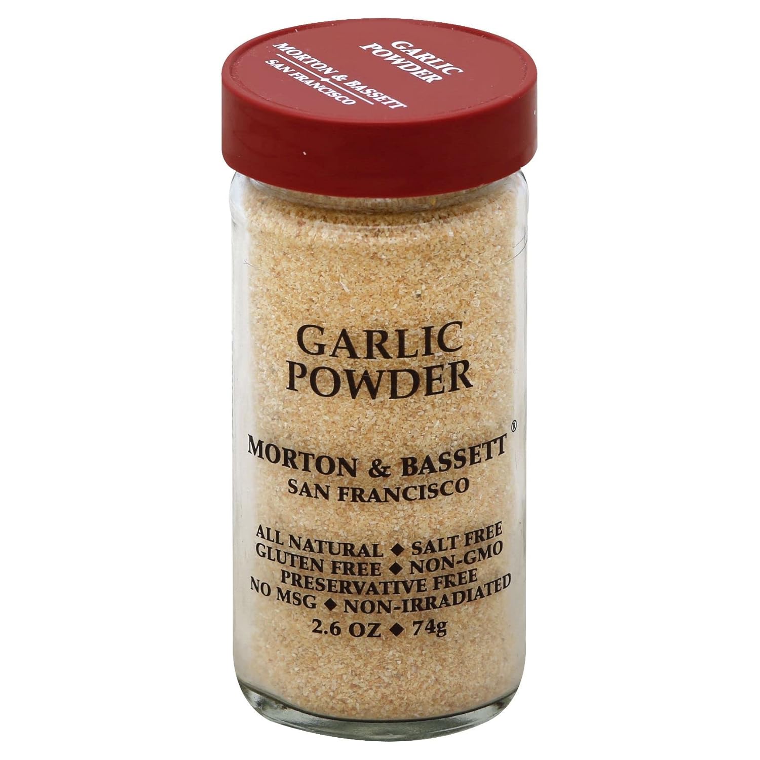 Amazon.com : Morton & Bassett Garlic Powder, 2.6oz – Salt-Free, Non-GMO ...