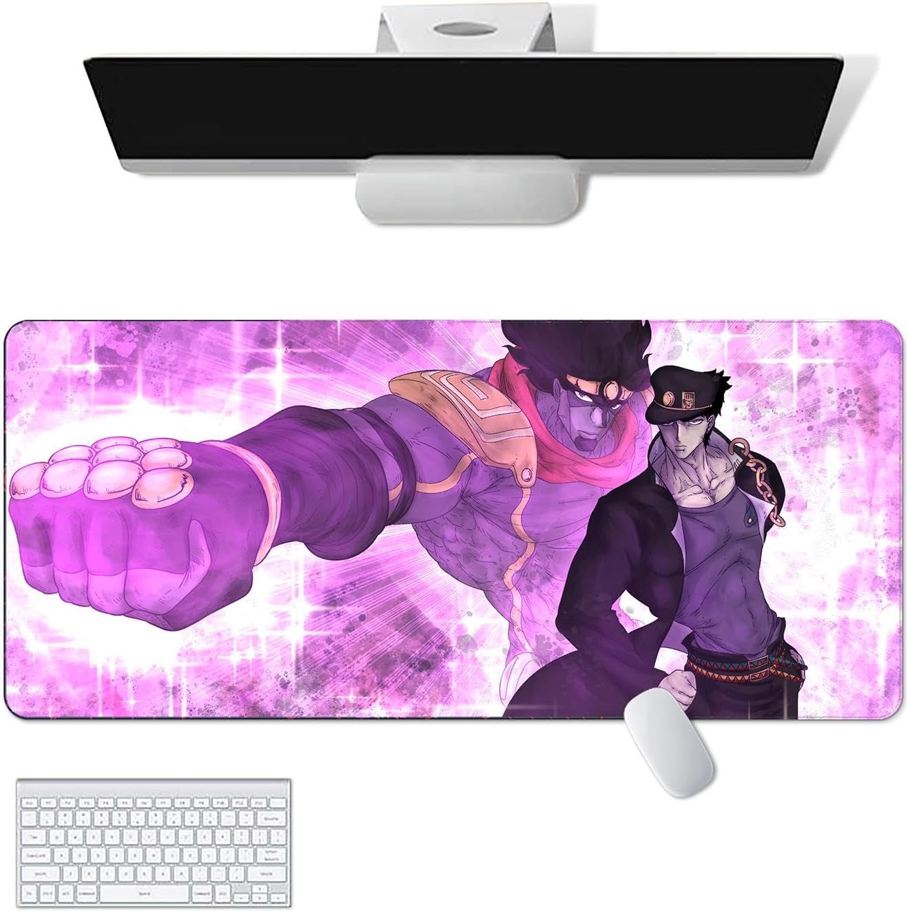 Amazon.com: Anime Mouse Pad JoJo - Kujo Jotaro Anime Computer Keyboard ...