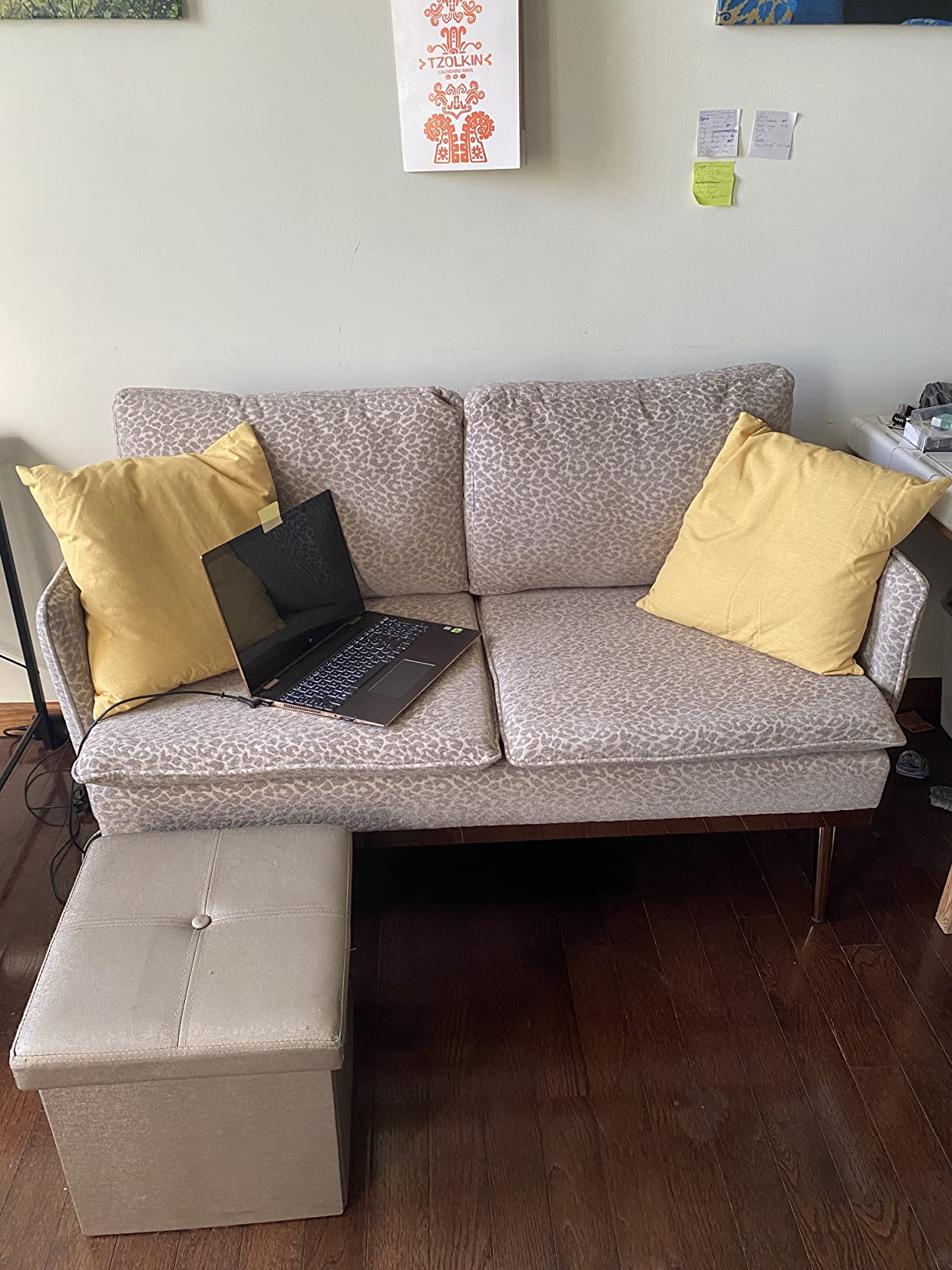 $43/mo - Finance SSLine Upholstered Futon Couch,Mid Century Sofa Couch ...